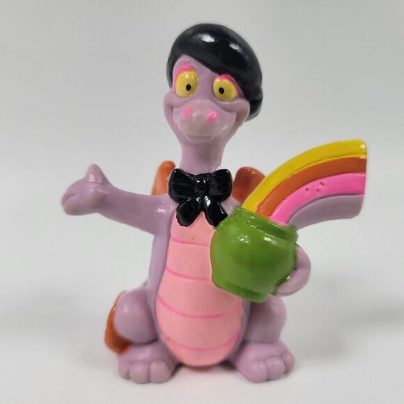 Disney | Toys | Vtg Disney Epcot Figment Purple Dragon Pot Of Gold W ...